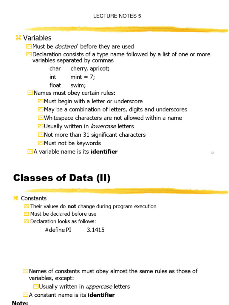ln5 | PDF | Computer Engineering | Software Engineering