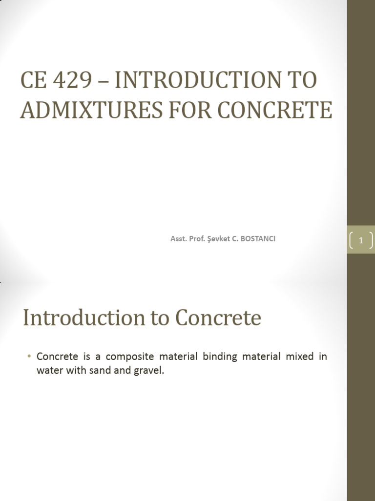 1 - Introduction | Download Free PDF | Concrete | Cement