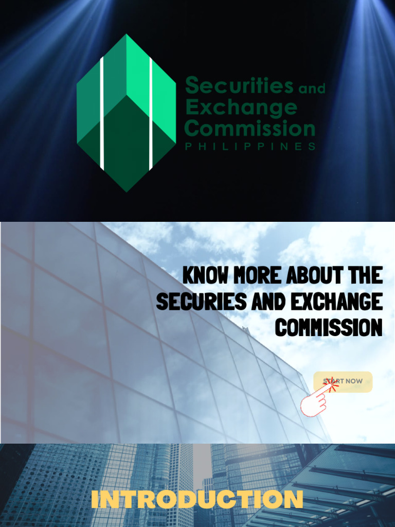 SEC Philippines: Mission and Functions | PDF | Securities (Finance ...