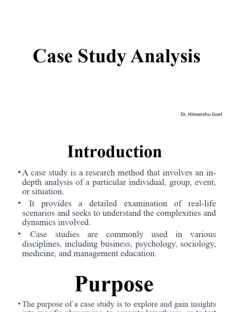 Case Study Analysis | Download Free PDF | Case Study | Theory