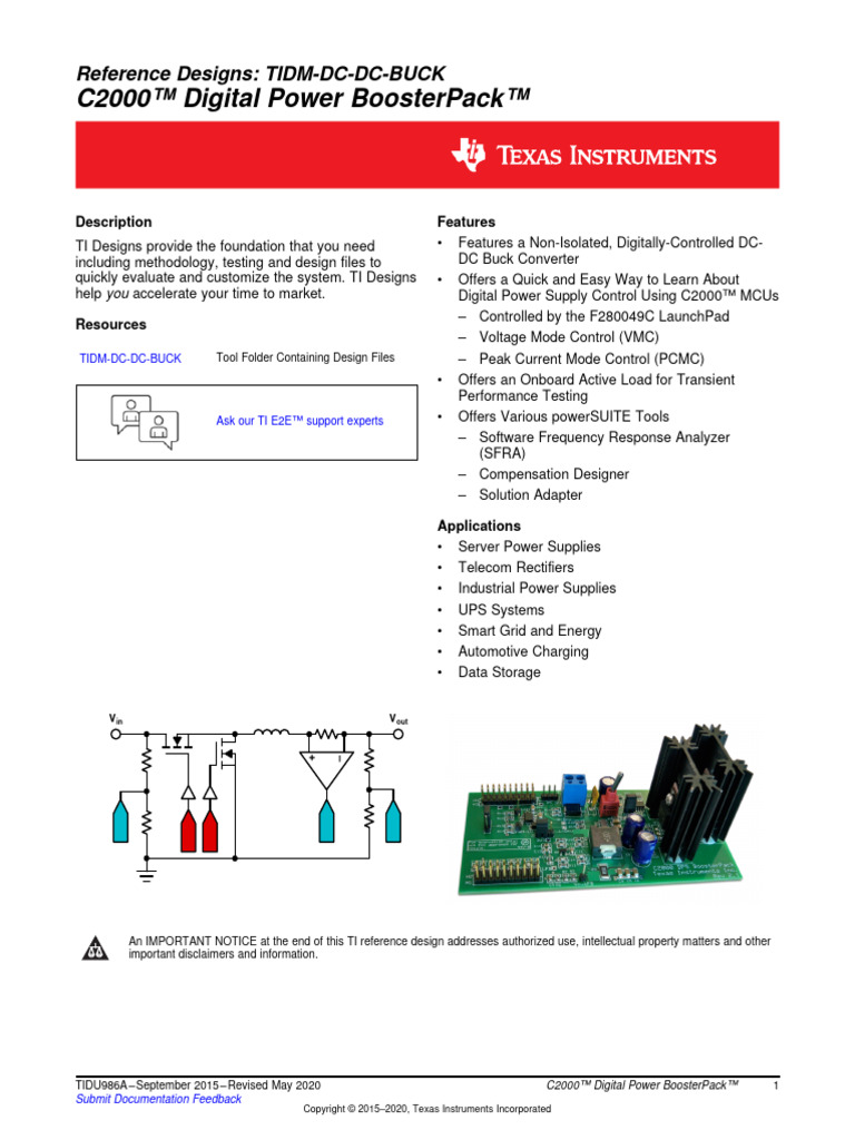 Digital Power BoosterPack | PDF | Analog To Digital Converter | Power Supply