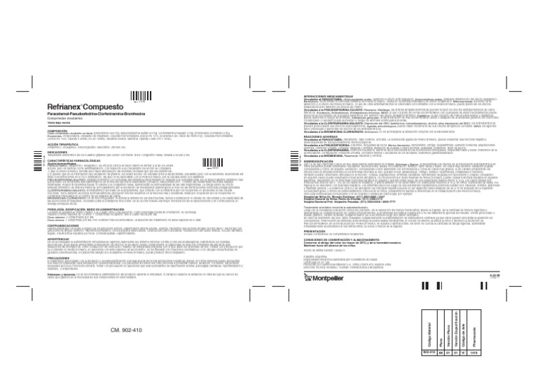 REFRIANEX COMPUESTO Comp. - A | Descargar gratis PDF | Droga anti ...
