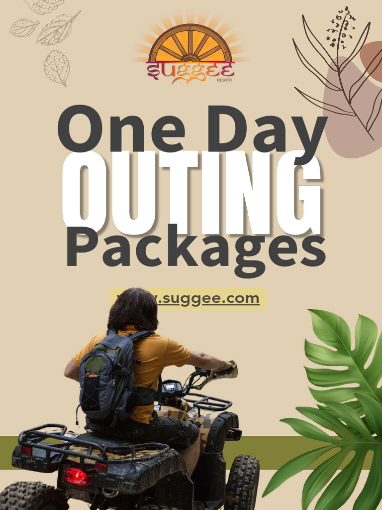 Suggee Resort Day Outing Bangalore | PDF