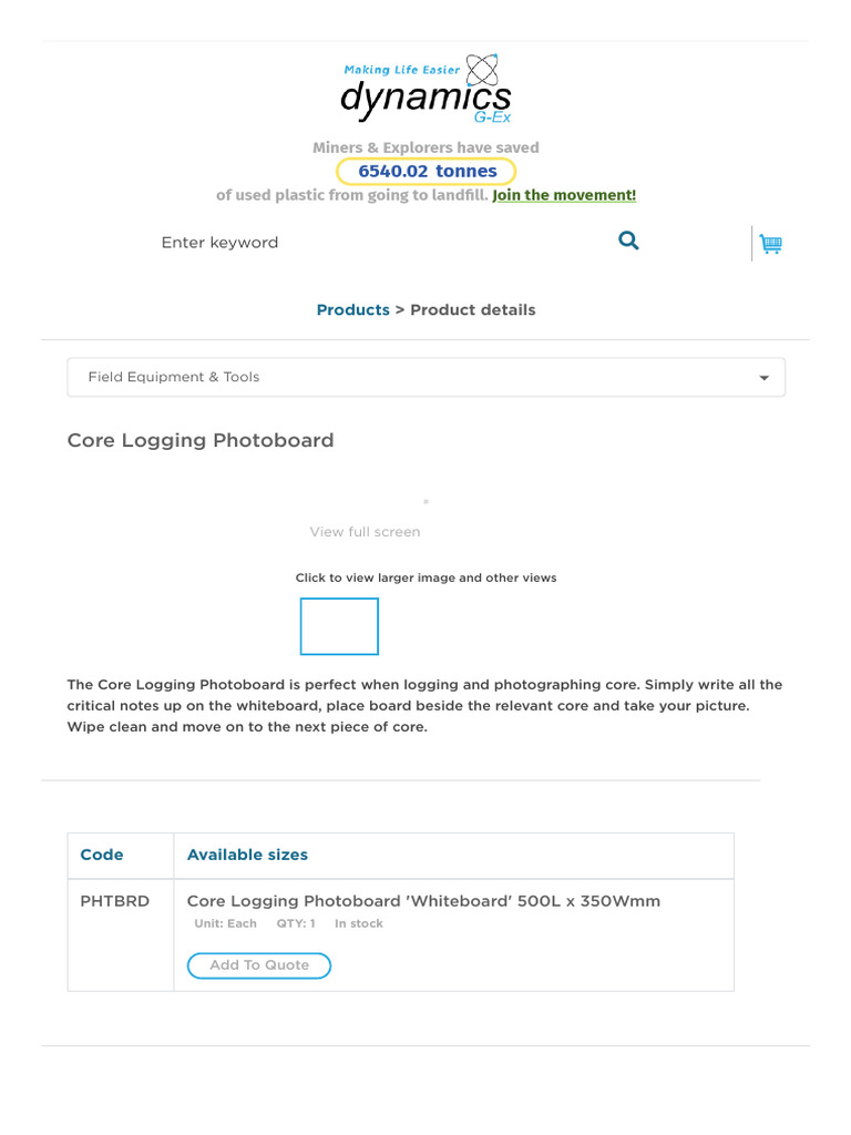 Core Logging Photoboard | PDF