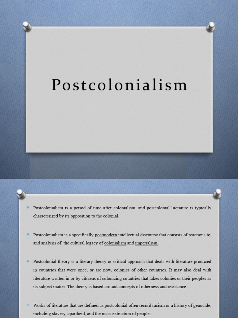 Post Colonialism | PDF | Postcolonialism | Colonialism