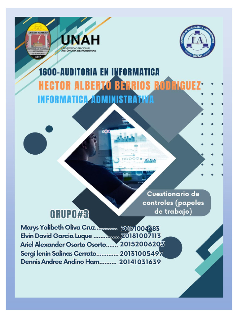 Cuestionario de Controles - Grupo#3final | PDF | Seguridad de información | Software