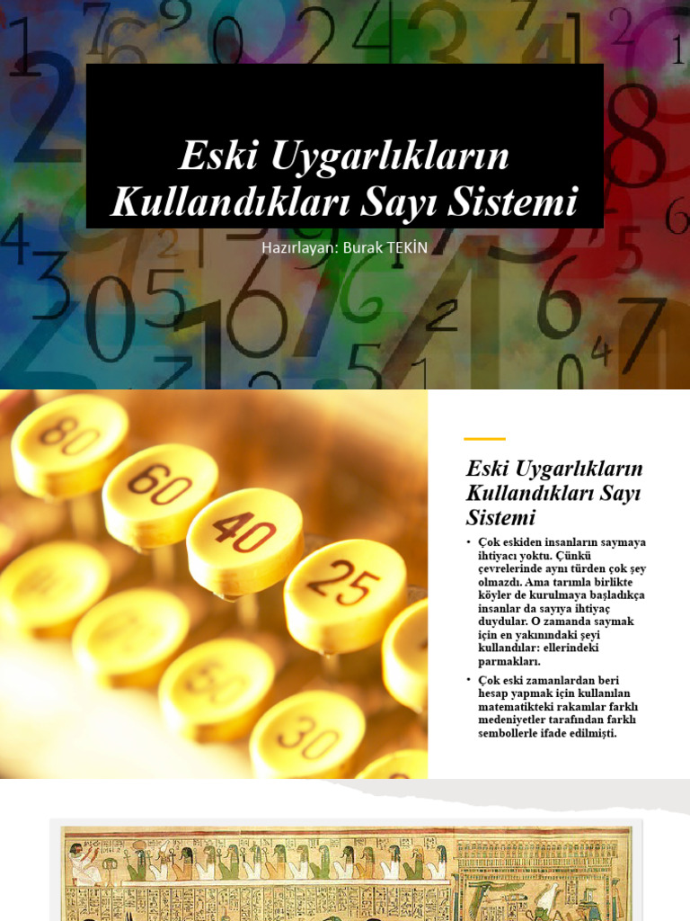 Eski Uygarlıkların Kullandıkları Sayı Sistemi | PDF