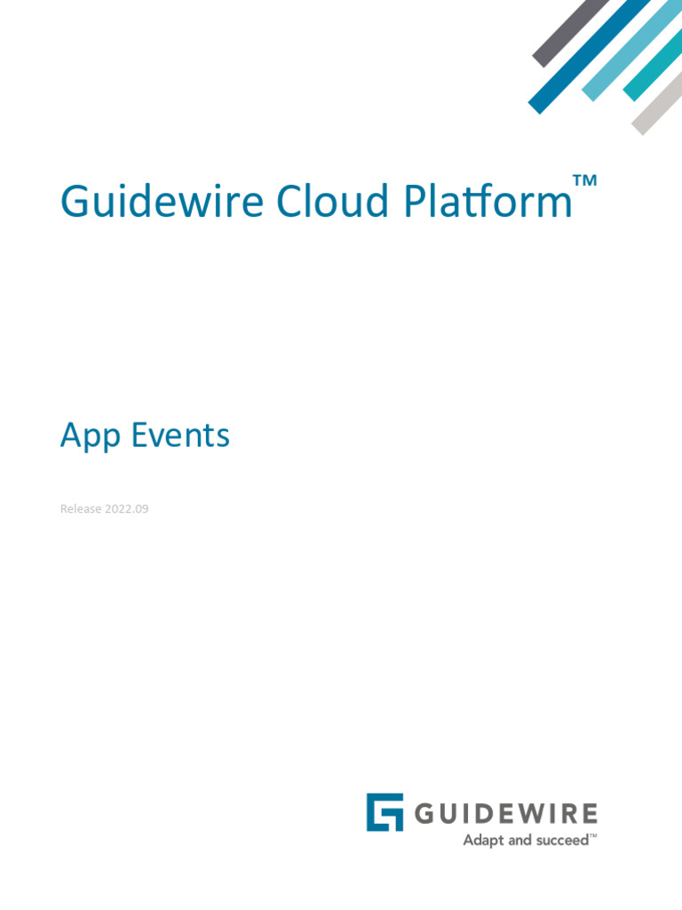 Application Events For Developers | PDF | Application Software | Cloud Computing