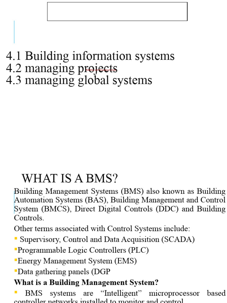 Chapter 4 Mis | PDF | Building Automation | Management Information System