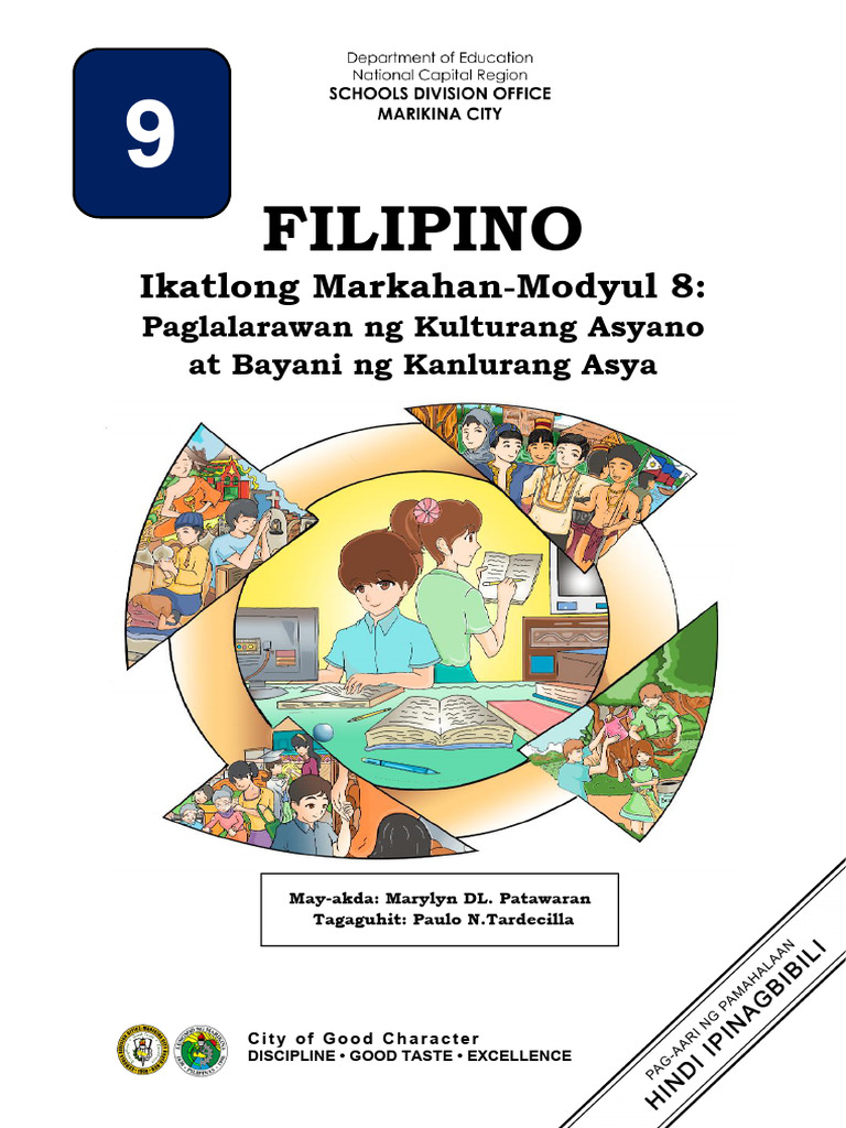 FILIPINO9-PAGLALARAWAN SA KATANGIAN NG BAYANI SA KANLURANG ASYA | PDF