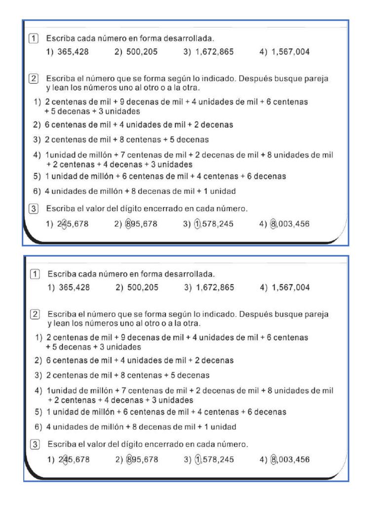 Forma Desarrollada 4° | PDF