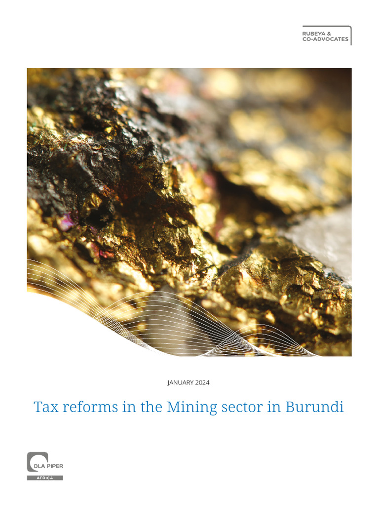 Burundi Mining Tax Reforms 2024 | PDF | Mining | Taxes