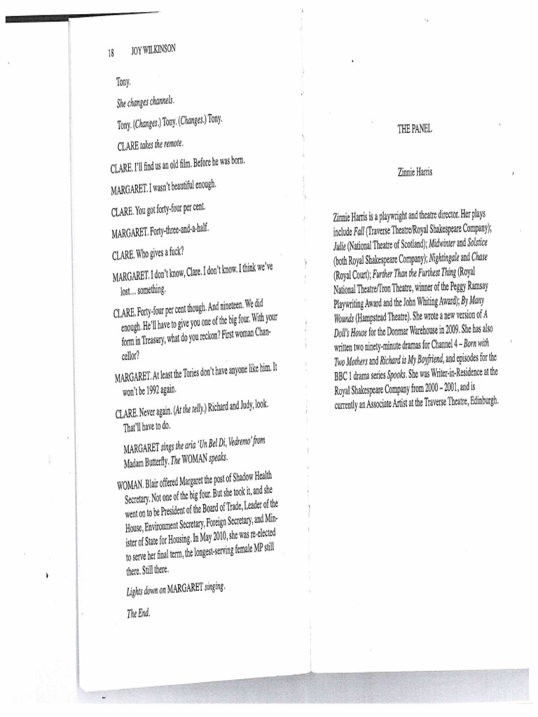 The Panel Play | PDF