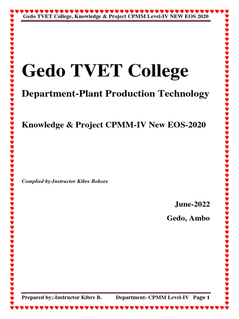 CPMM Level-IV Curriculum Overview | PDF | Potato | Soil