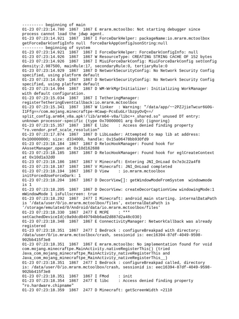 Toolbox Log Snapshot | Download Free PDF | Software Engineering | Software