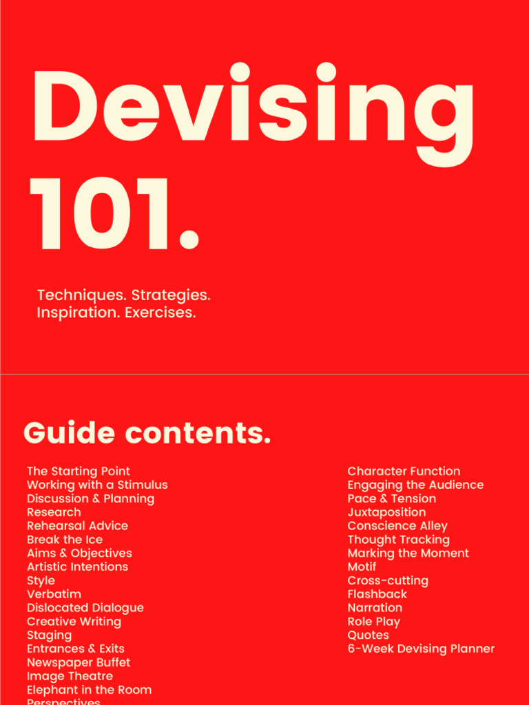 Devising Pack | PDF