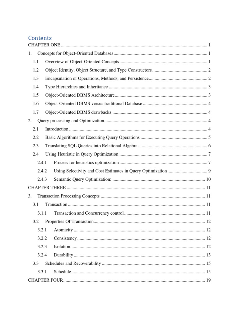 Advanced Database System Pdf Object Computer Science Database Transaction