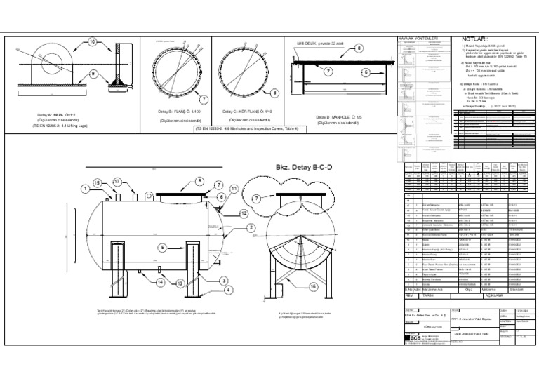 Diesel Tank Sample Drawing | PDF