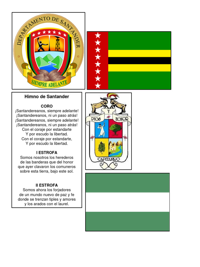 SIMBOLOS DE SANTANDER Y CAPITANEJO | PDF