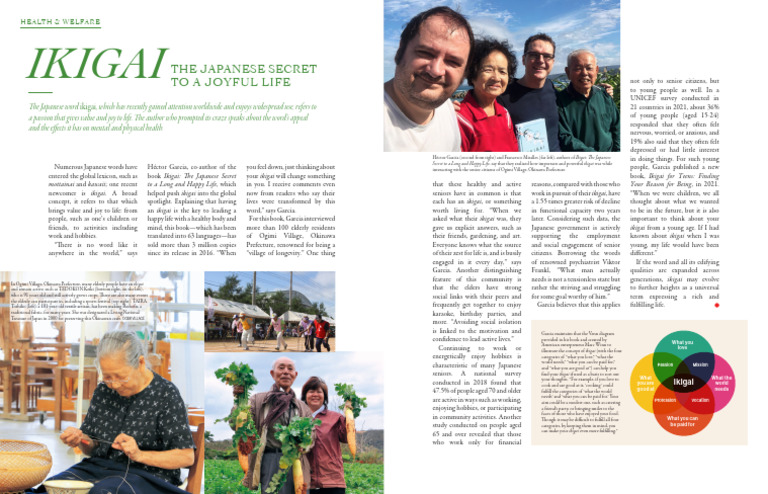 Ikigai Japanese Secret To A Joyful Life Pdf Behavioural Sciences