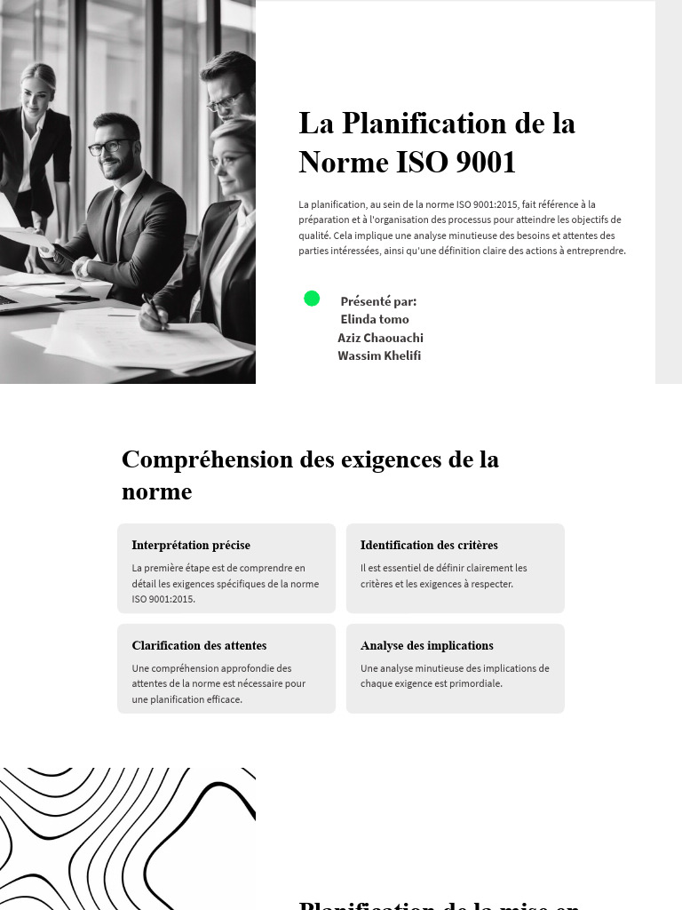 Planification selon ISO 9001:2015 | PDF | Risque | Planification