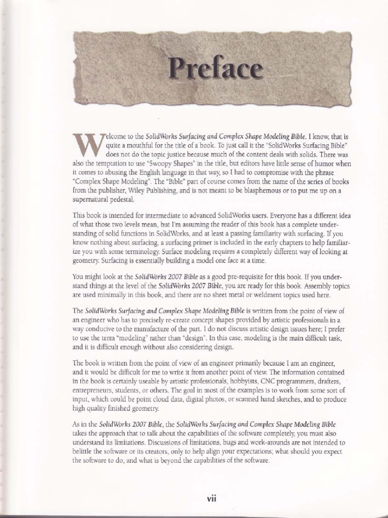 SolidWorks Surfacing and Complex Shape Modeling Bible by Matt Lombard ...