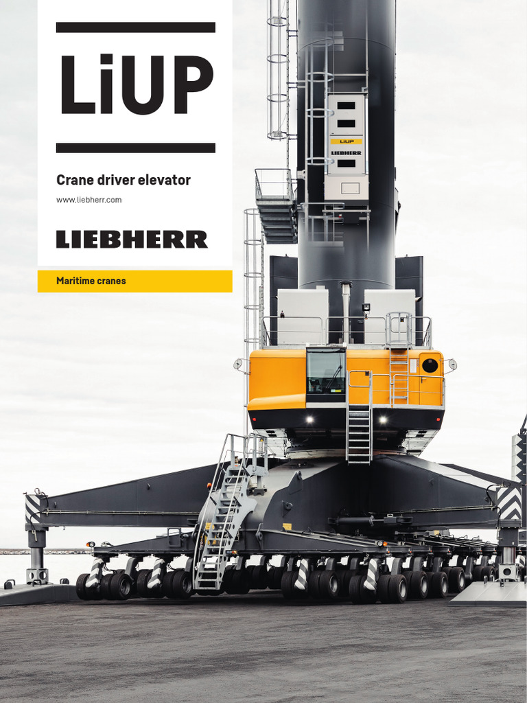Liebherr Liup Crane Driver Elevator | PDF | Elevator | Crane (Machine)