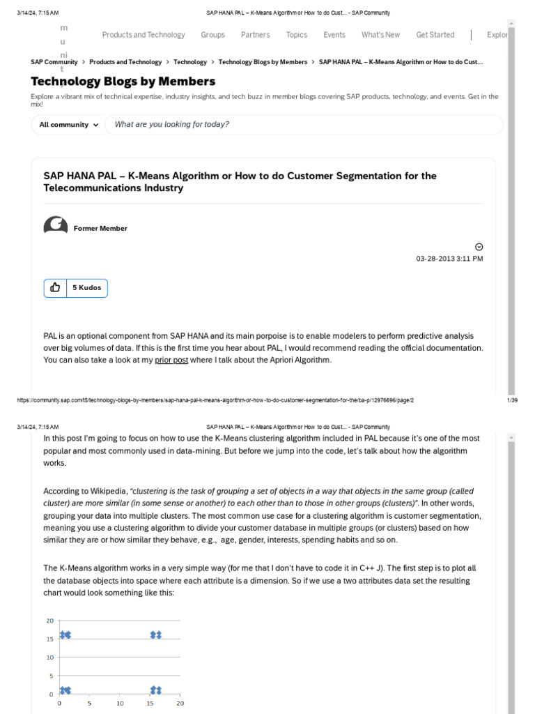 SAP HANA PAL - K-Means Algorithm or How To Do Cust... - SAP Community-N ... SAP HANA PAL - K-Means Algorithm or How To Do Cust... - SAP Community-N ...