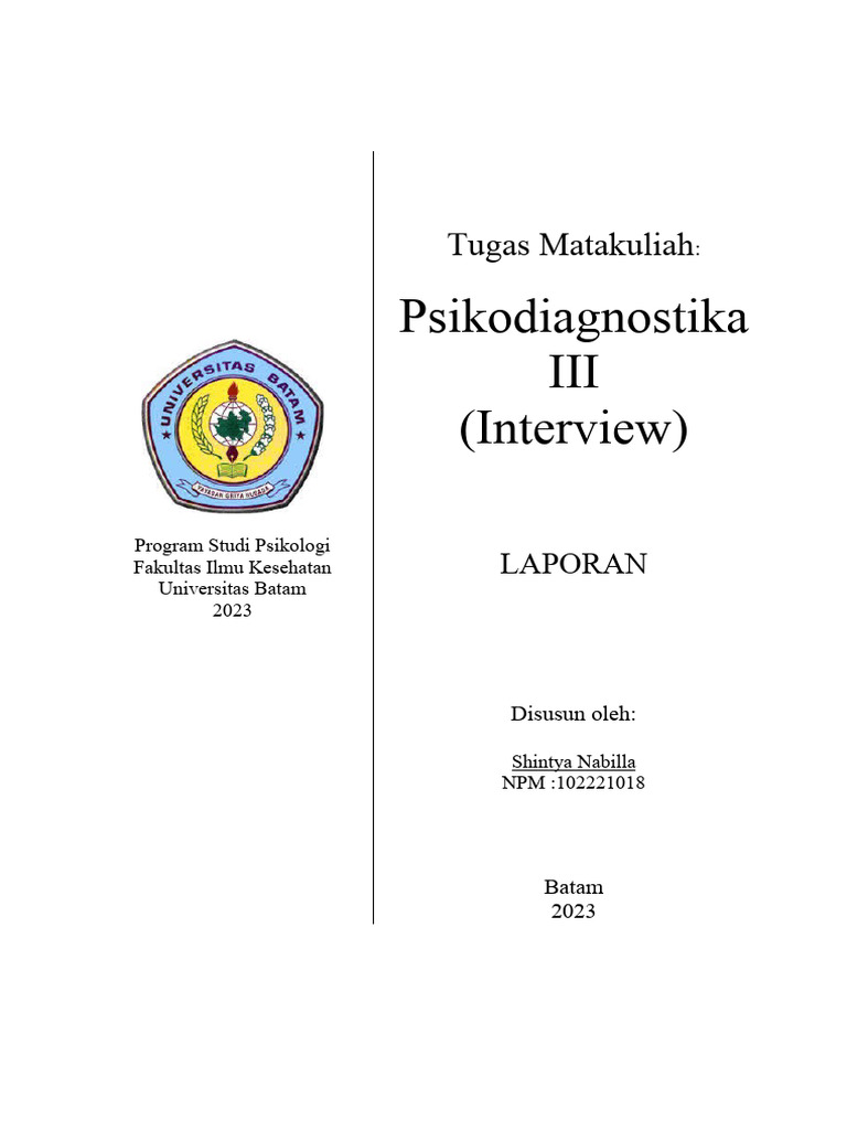 Laporan Interview Arsila | PDF