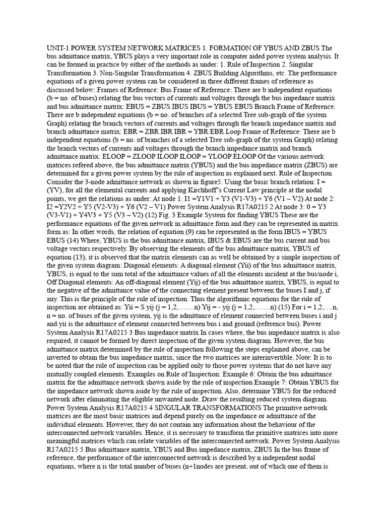 PSA 1 | PDF | Matrix (Mathematics) | Electrical Engineering