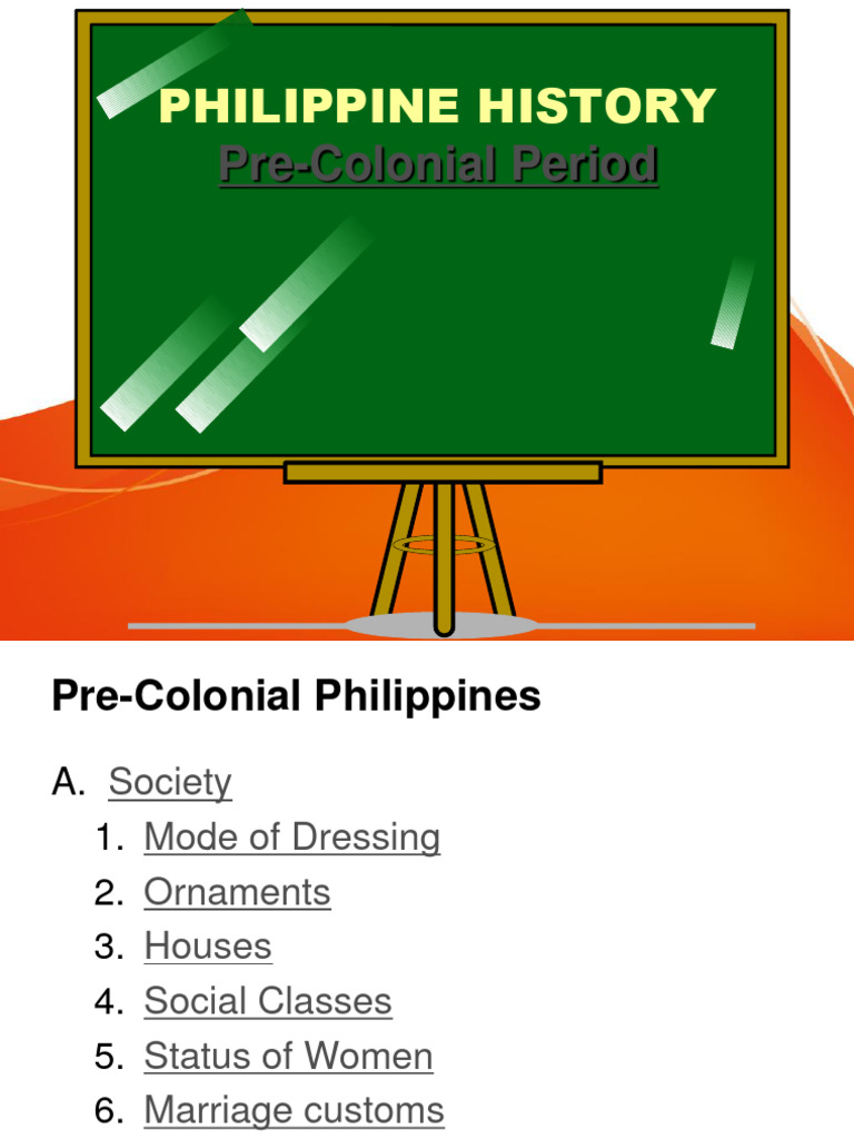 Pre-Colonial Philippines: Society & Culture | PDF | Social Science