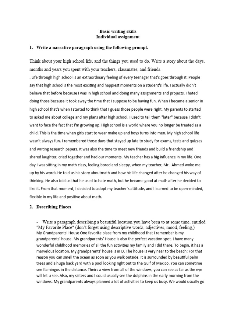 Basic writing ASSIGNMENT | PDF | Social Media | Popular Culture & Media Studies