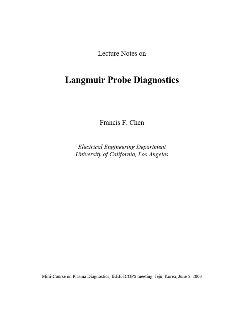 Chen 210 R | PDF | Plasma (Physics) | Physical Quantities