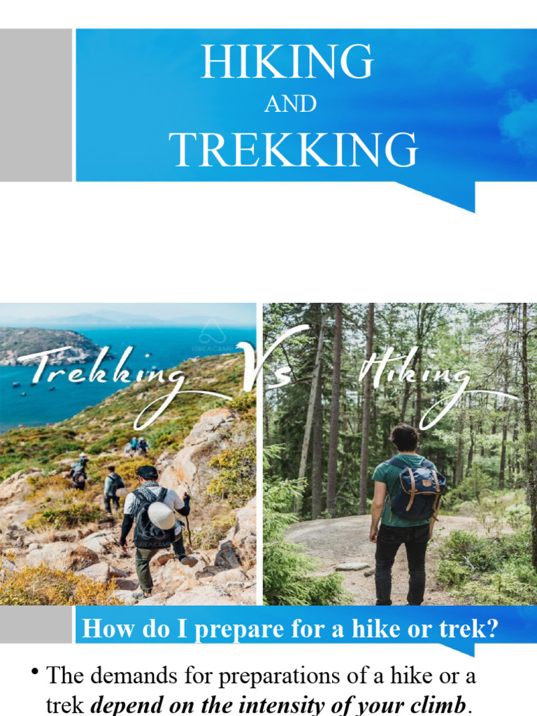 Lesson 2 Hiking and Trekking | Download Free PDF | Hiking | Glycogen