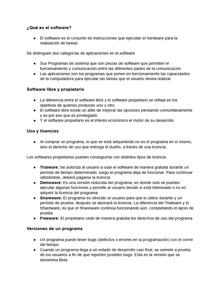 Resumen de Informatica - Capitulo 6 | PDF | Procesador de textos | Programación