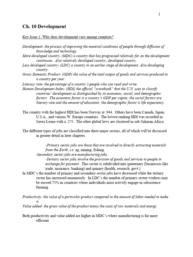 ap_hug_outline_ch._10 (1) | PDF | Developing Country | Economies