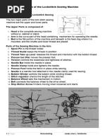 27 Parts of A Sewing Machine With Details | PDF | Sewing Machine | Sewing