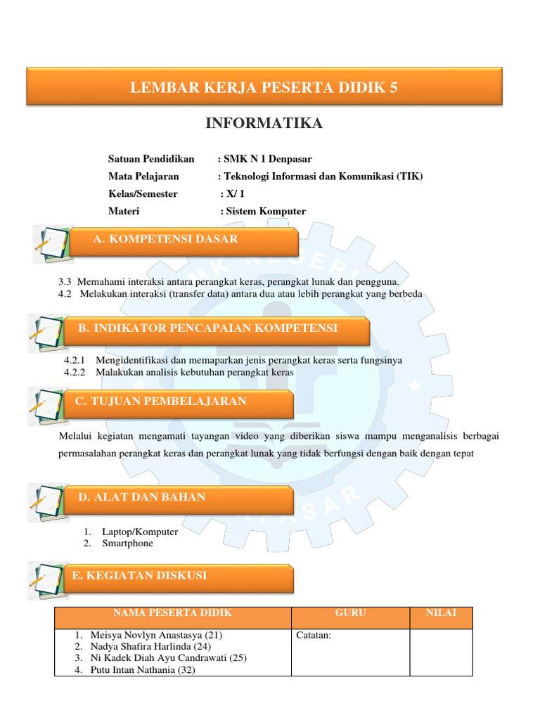 Lkpd Sistem Komputer Pdf