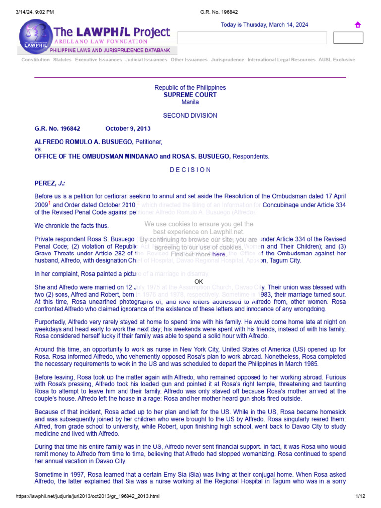 G.R. No. 196842 | PDF | Prosecutor | Complaint