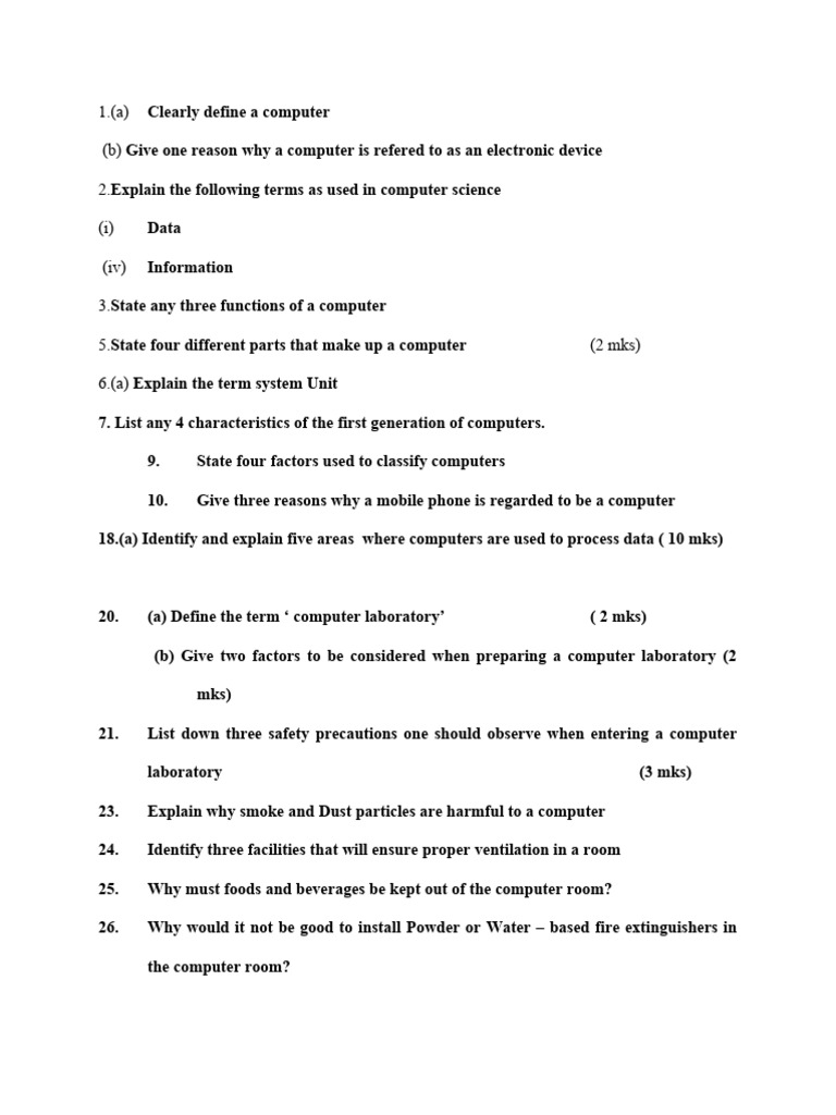 f1 t1 CST Exam 2024 | PDF | Central Processing Unit | Programming f1 t1 CST Exam 2024 | PDF | Central Processing Unit | Programming