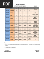 STS JHS Time Table | PDF