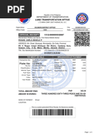 LTO OR Registration | PDF