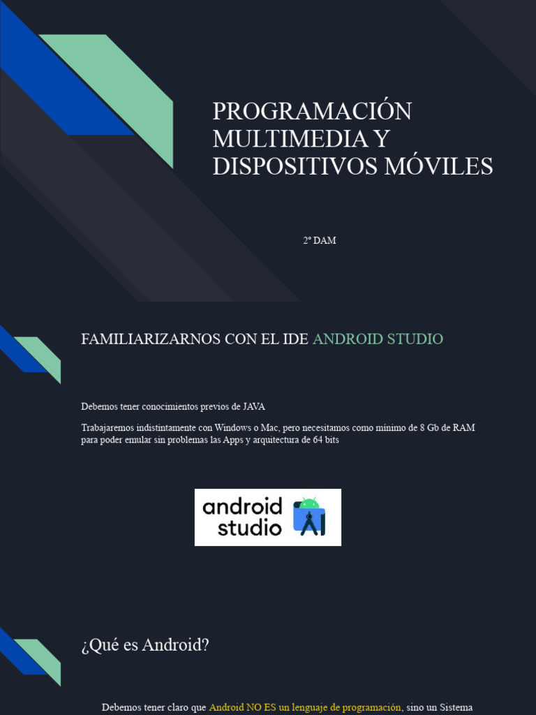 Tema 1. Familiarizarnos Con El IDE | PDF | Android (sistema operativo) | Software de la aplicacion