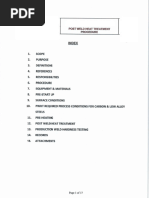 PWHT Procedure for Carbon Steel Piping | PDF | Welding | Construction
