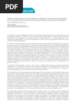 Modelo Psicobiológico de Personalidad de Cloninger | PDF | Psicoterapia ...