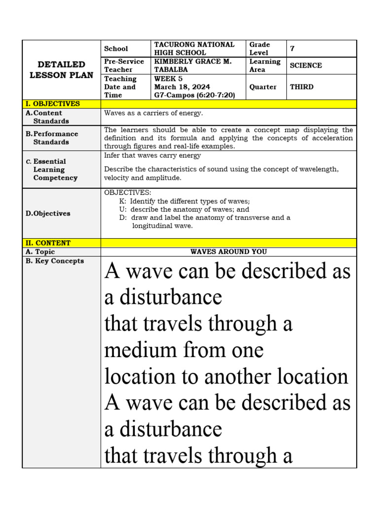 Waves LP | PDF | Waves | Learning