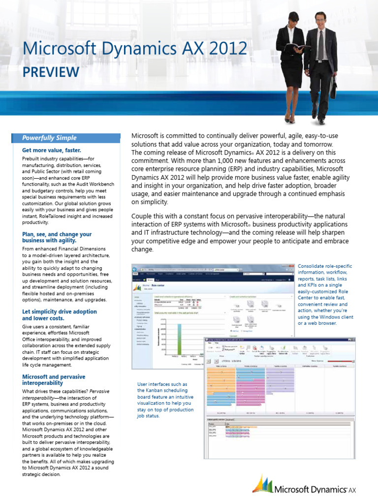Microsoft Dynamics AX-2012-Fact-Sheet | Download Free PDF | Enterprise Resource Planning ...