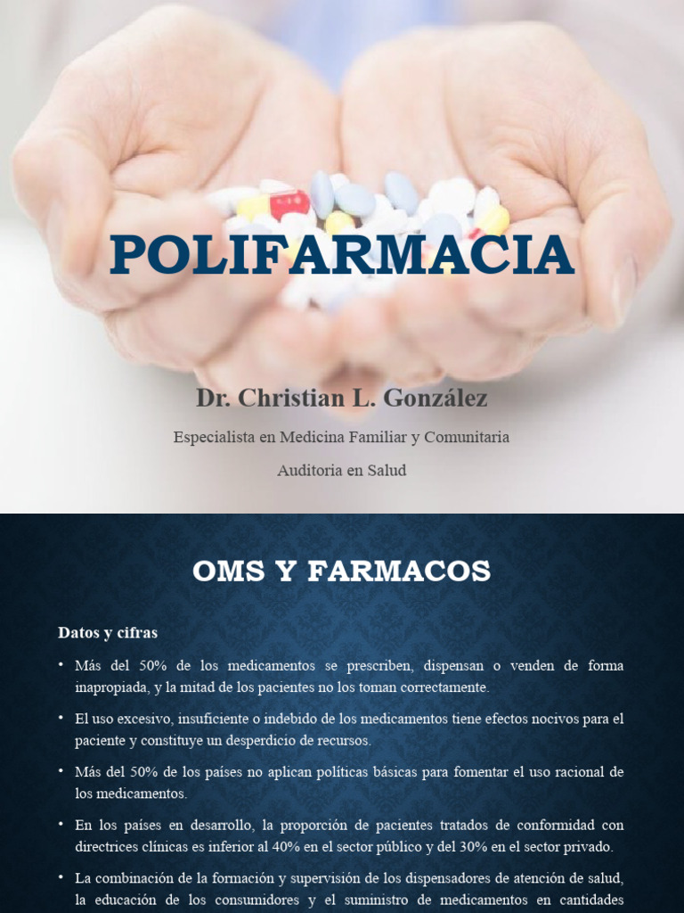 Polifarmacia | PDF | Medicamentos con receta | Farmacología