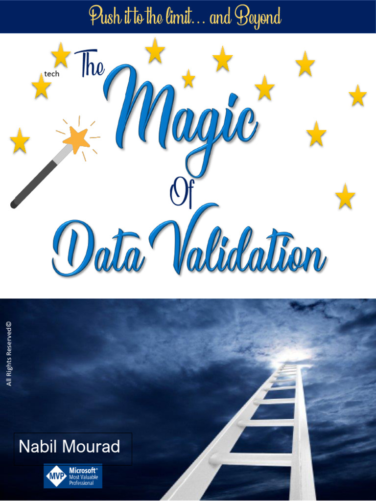 The Magic of Data Validation Ebook | PDF | Spreadsheet | Microsoft Excel