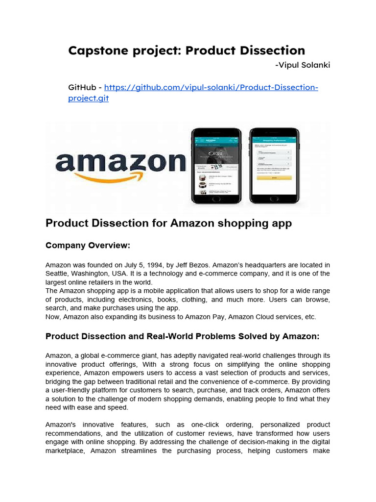 Product Dissection | PDF | Online Shopping | E Commerce